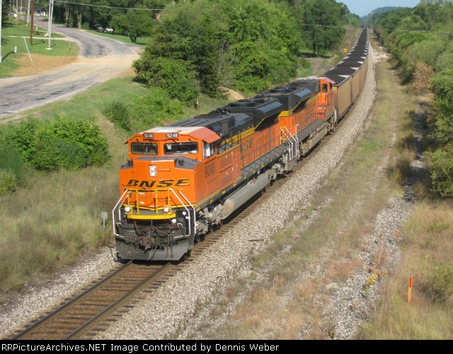 BNSF 9248 CP'S Tomah Sub.